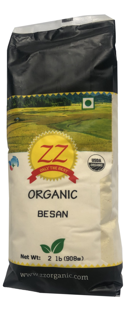 Organic Besan (Ground Gram Flour) – ZZ Organic