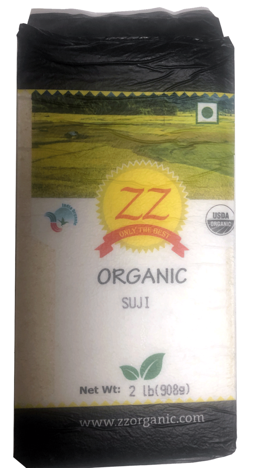 Organic Suji Semolina Cream Of Wheat ZZ Organic